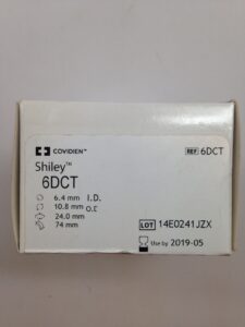 COVIDIEN 6DCT Shiley Tracheostomy Tube Cuffed With Disposable Inner ...