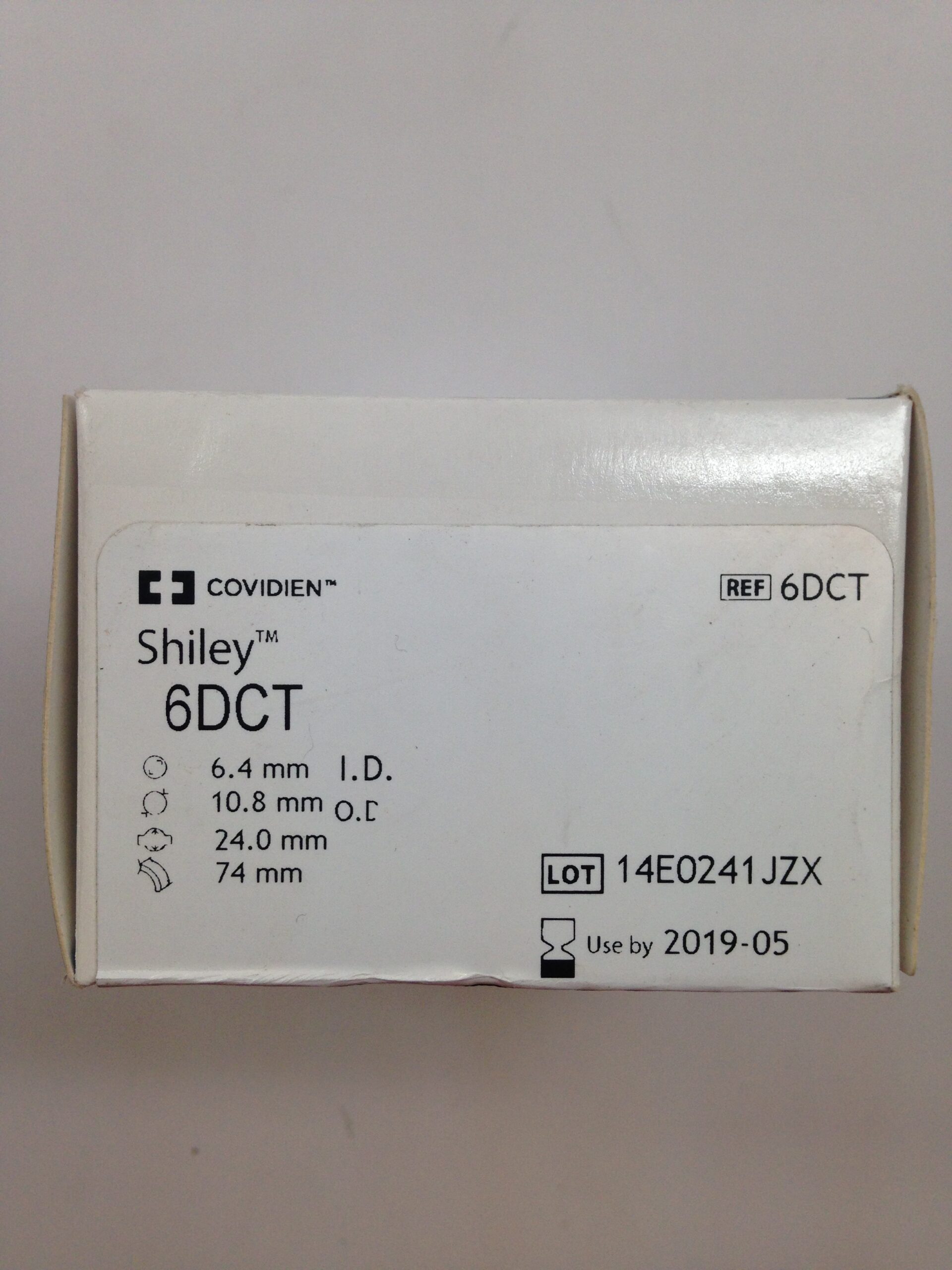 COVIDIEN 6DCT Shiley Tracheostomy Tube Cuffed With Disposable Inner ...