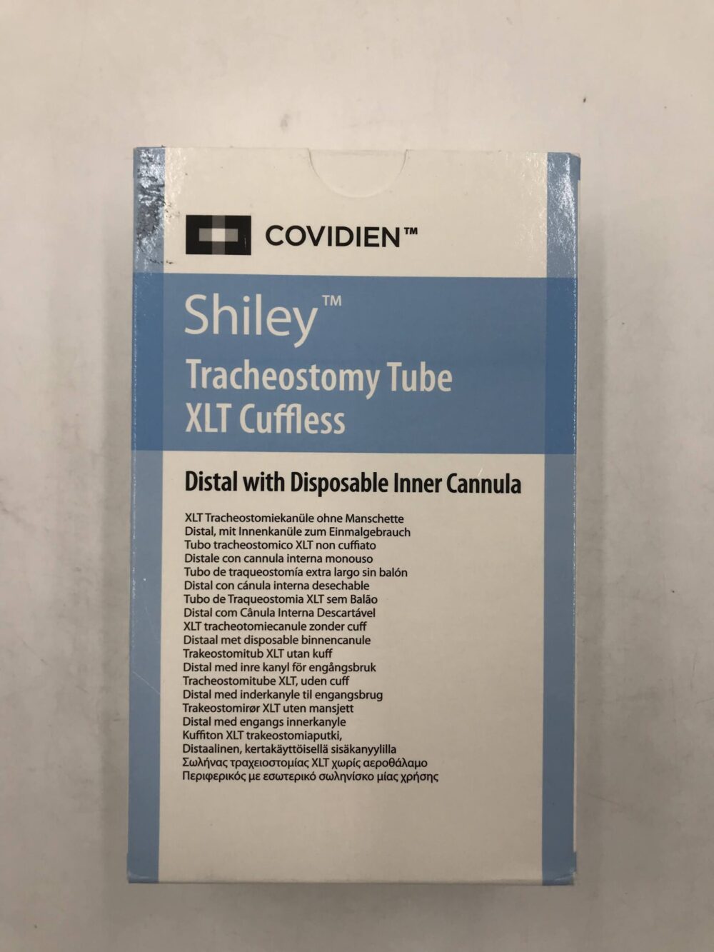 COVIDIEN 60XLTUD Shiley Tracheostomy Tube XLT Cuffless w/ Disposable ...