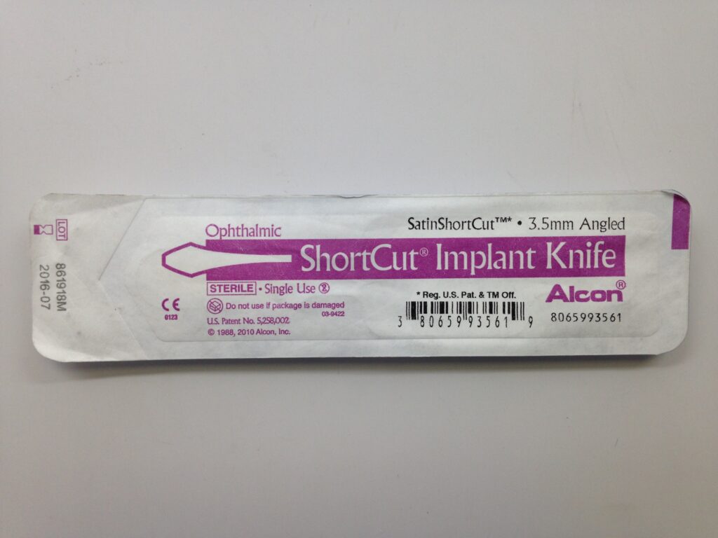 ALCON 8065993561 ShortCut Implant Knife, 3.5mm (X) – GB TECH USA