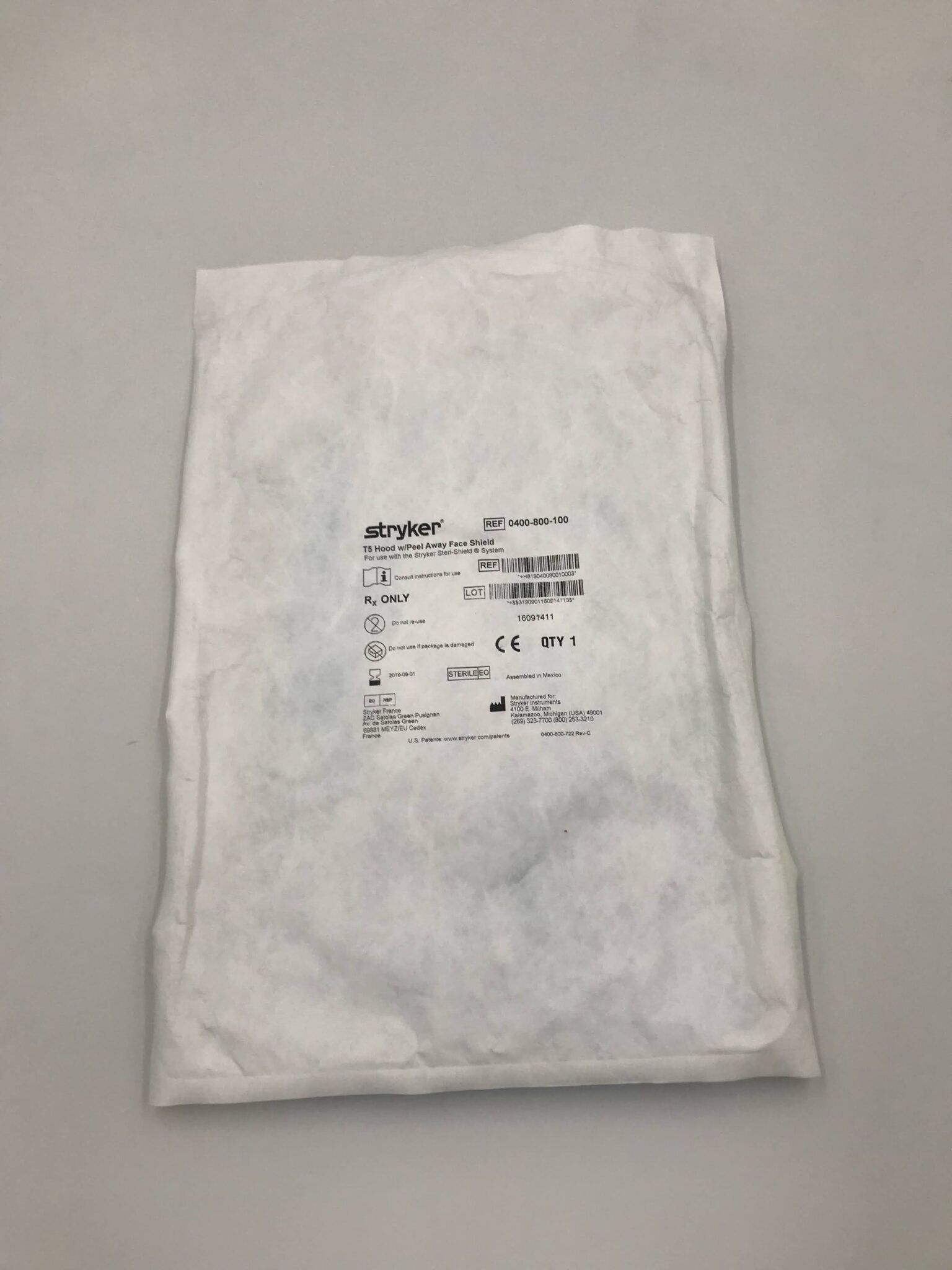 STRYKER 0400-800-100 T5 Hood With Peel-Away Face Shield (X) – GB TECH USA