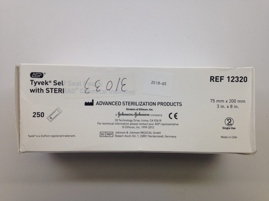 ASP 12320 Tyvek Self Seal Pouch (250/Box) (X) – GB TECH USA