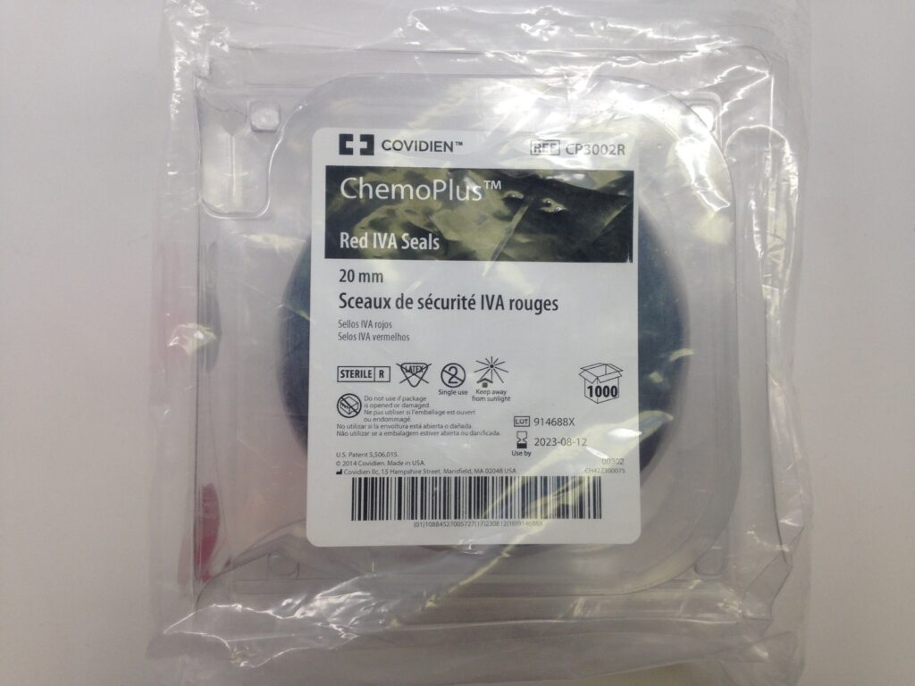 COVIDIEN CP3001A ChemoPlus Silver IVA Seals, 28mm (1000/Pkg) (X) – GB ...