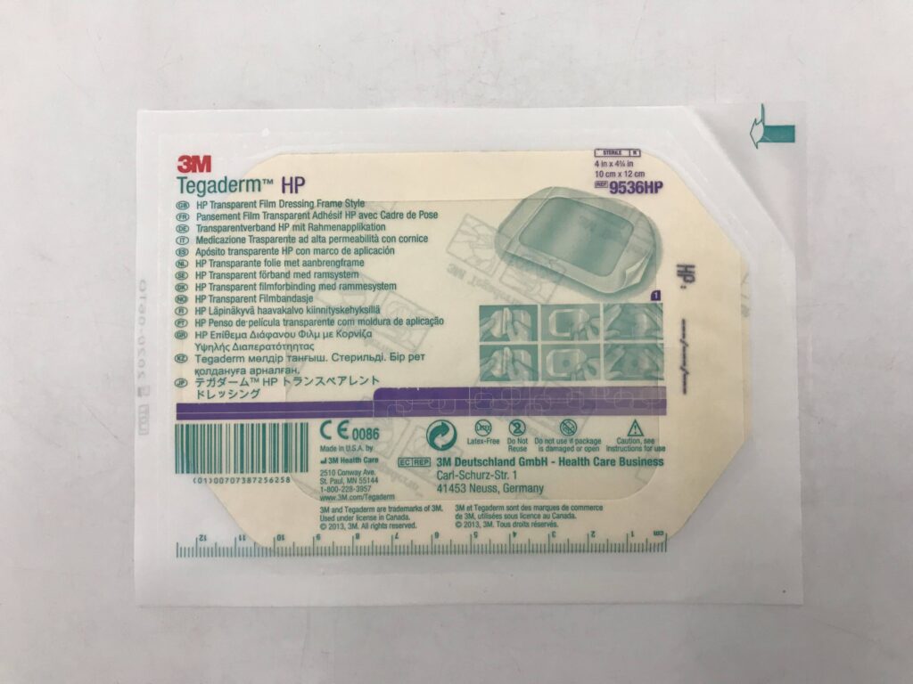 3M 9536HP HP Transparent Film Dressing Frame Style, 10cm x 12cm (X ...