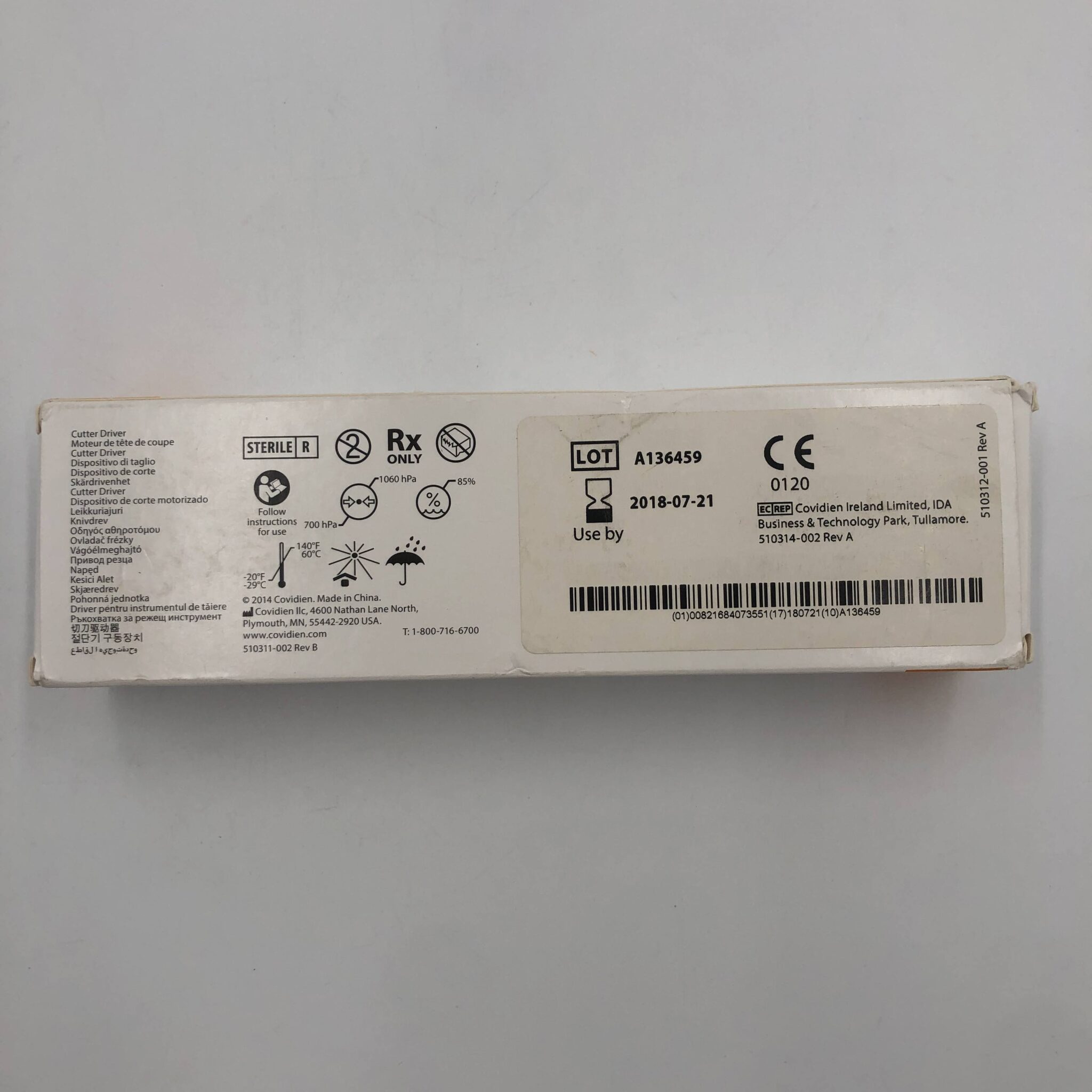 COVIDIEN H1-14550 HawkOne Cutter Drive (X) - GB TECH USA