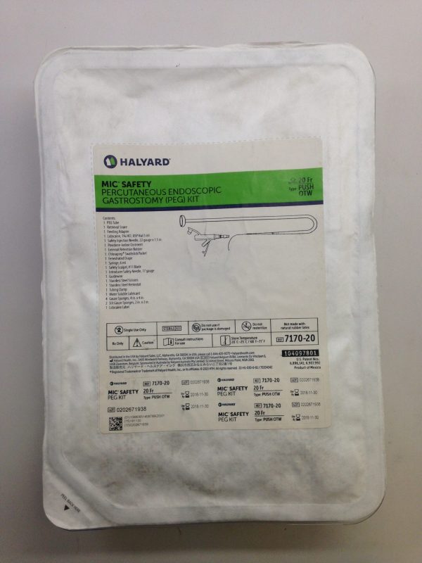 HALYARD 7170-20 Mic Safety Percutaneous Endoscopic Gastrostomy (PEG ...