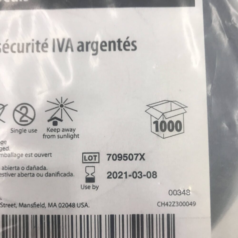 COVIDIEN CP3001A ChemoPlus Silver IVA Seals, 28mm (1000/Pkg) (X) - GB ...