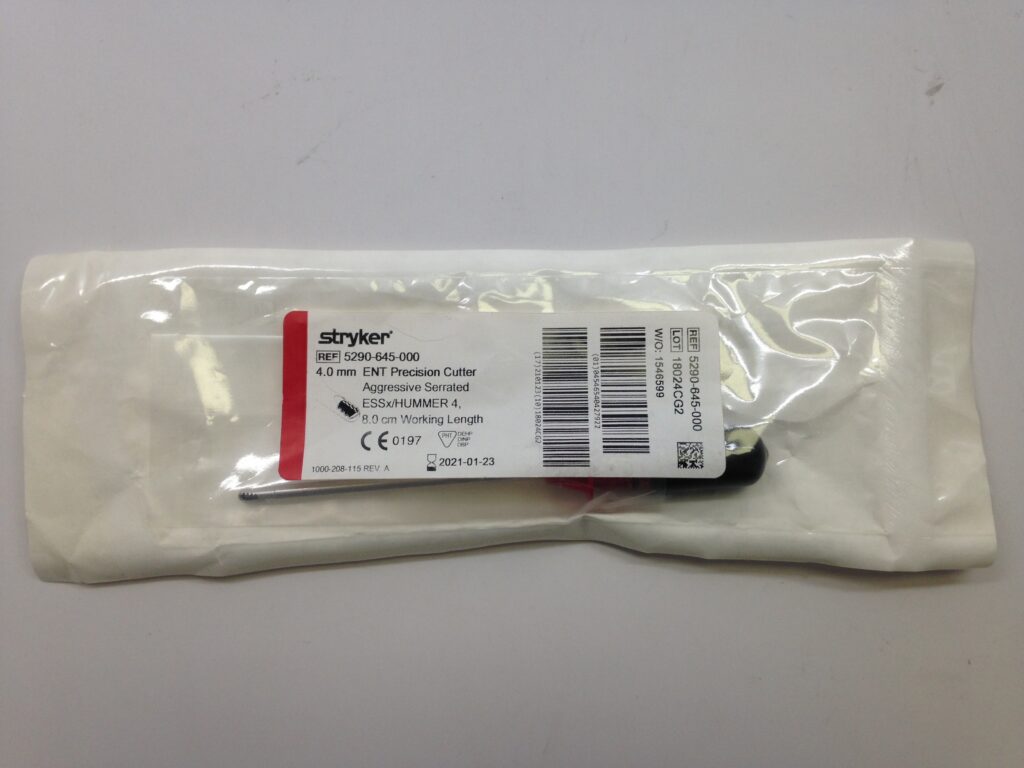 STRYKER 5290-645-000 ENT Precision Cutter, Sinuscopic Shaver Blade, 8 ...