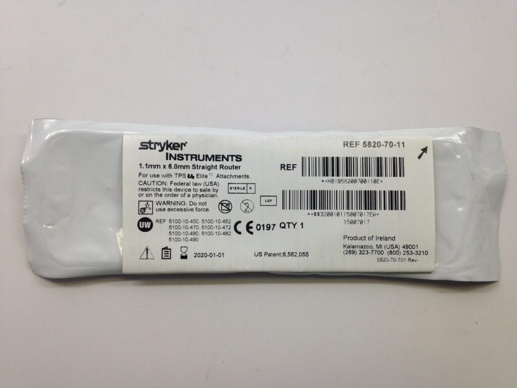 STRYKER 5820-080-021 Metal Cutting Heliocoidal Rasp, 2.1mm x 19.6mm ...