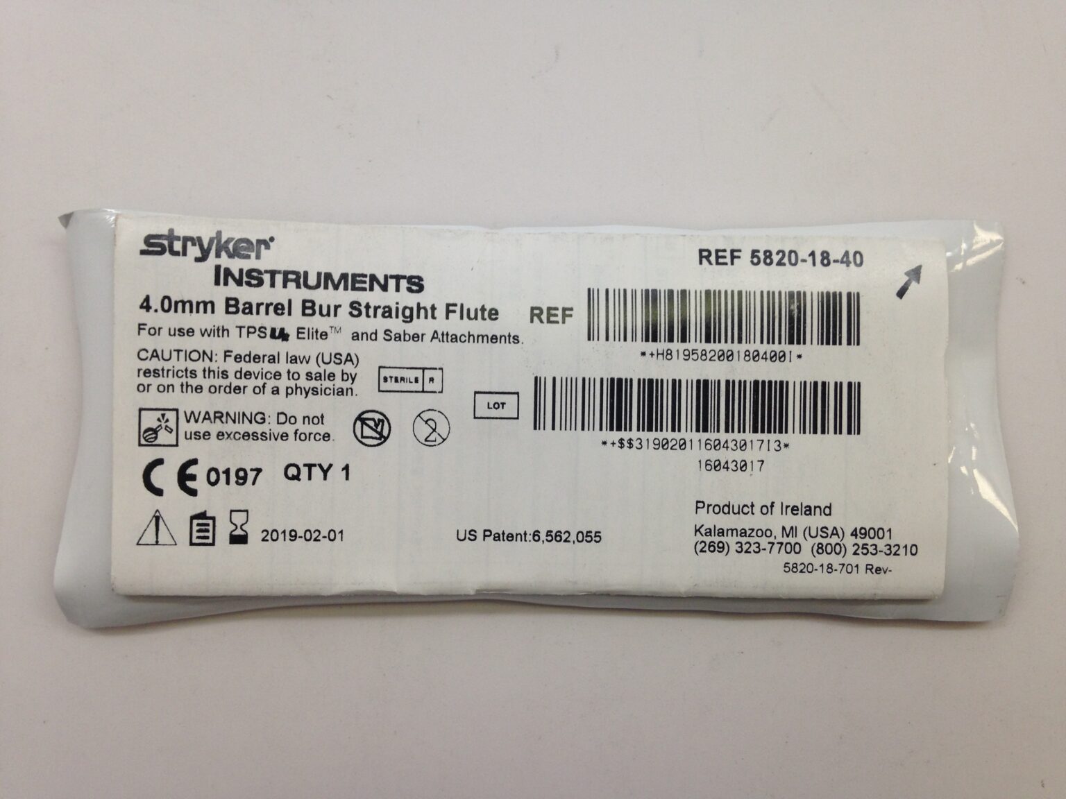 STRYKER 2296-003-511 Thin Offset Blade, 9.0 x 0.38 x 25.0mm – GB TECH USA