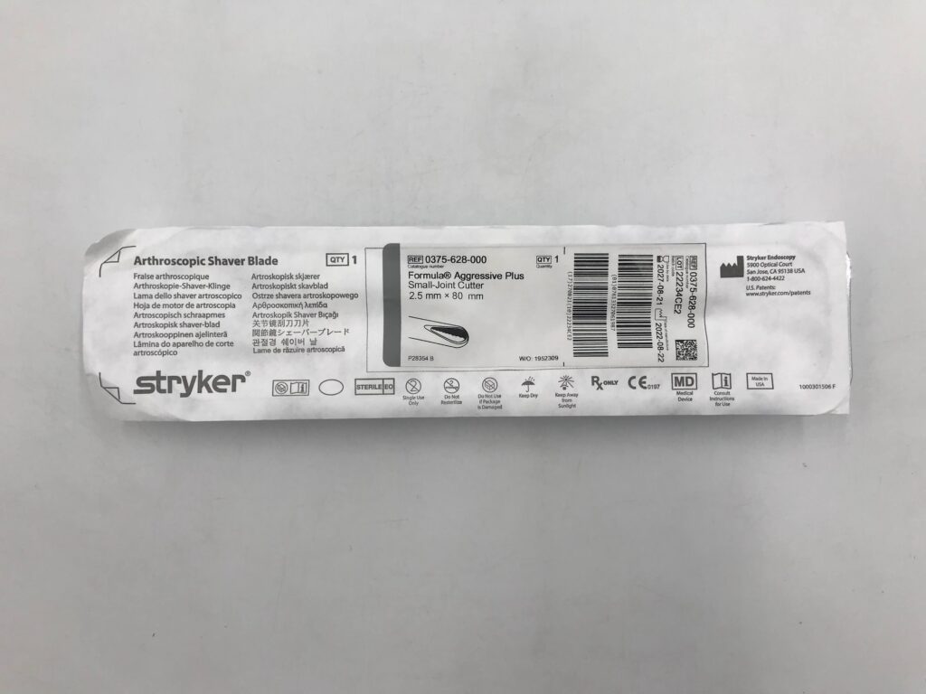 STRYKER 0375-628-000 Formula Aggressive Plus Small-Joint Cutter ...