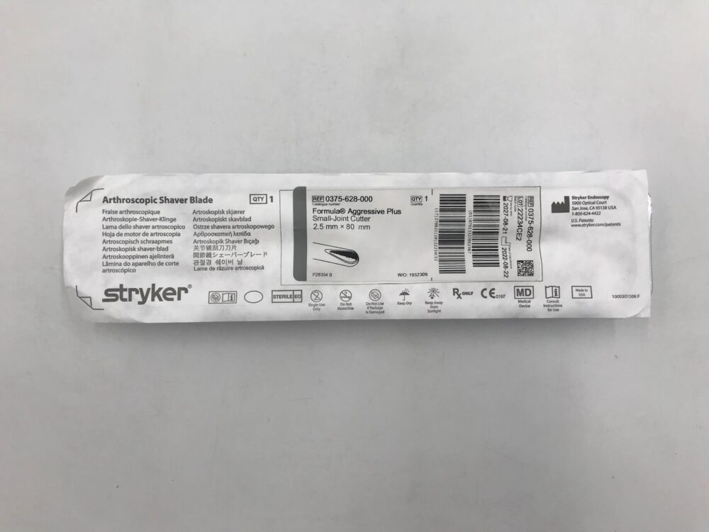 STRYKER 0375-628-000 Formula Aggressive Plus Small-Joint Cutter ...