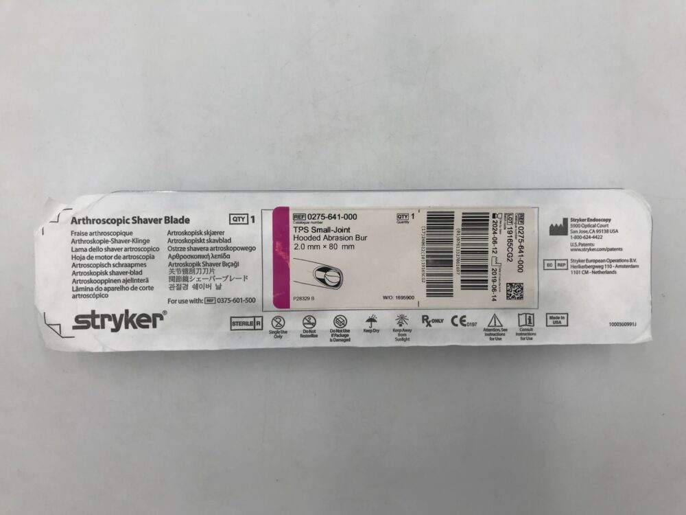 STRYKER 0275-641-000 TPS Small-Joint Hooded Abrasion Bur Arthroscopic ...
