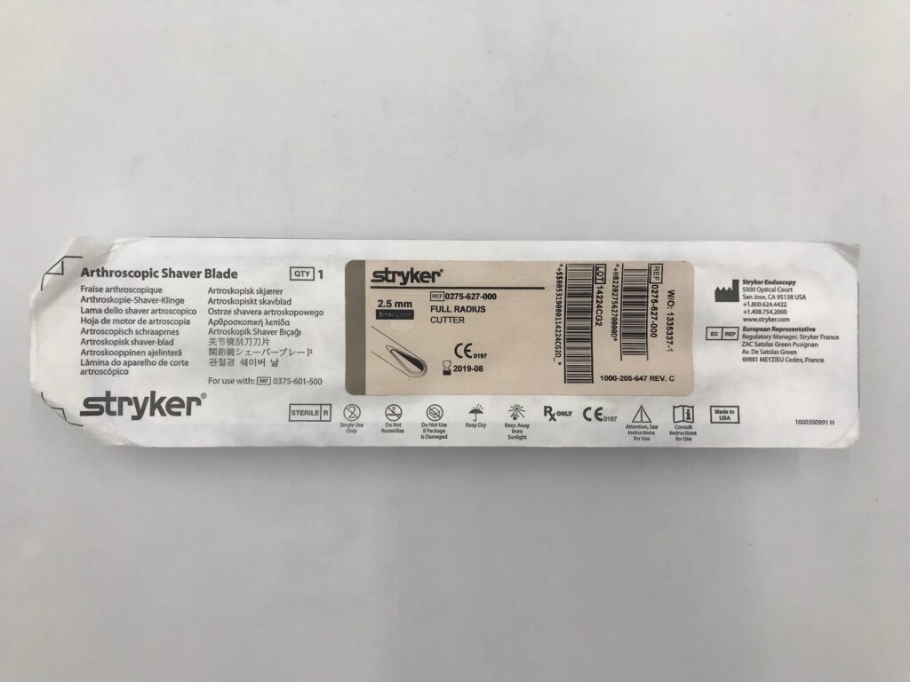 STRYKER 0275-627-000 TPS Small-Joint Full Radius Cutter, Arthroscopic ...