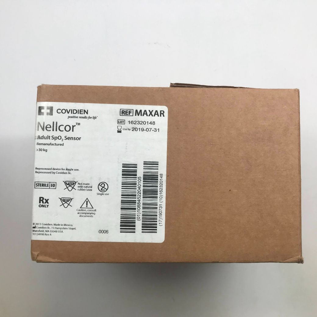 COVIDIEN MAXAR Nellcor Adult SpO2 Sensor (Case Of 24) (X) - GB TECH USA