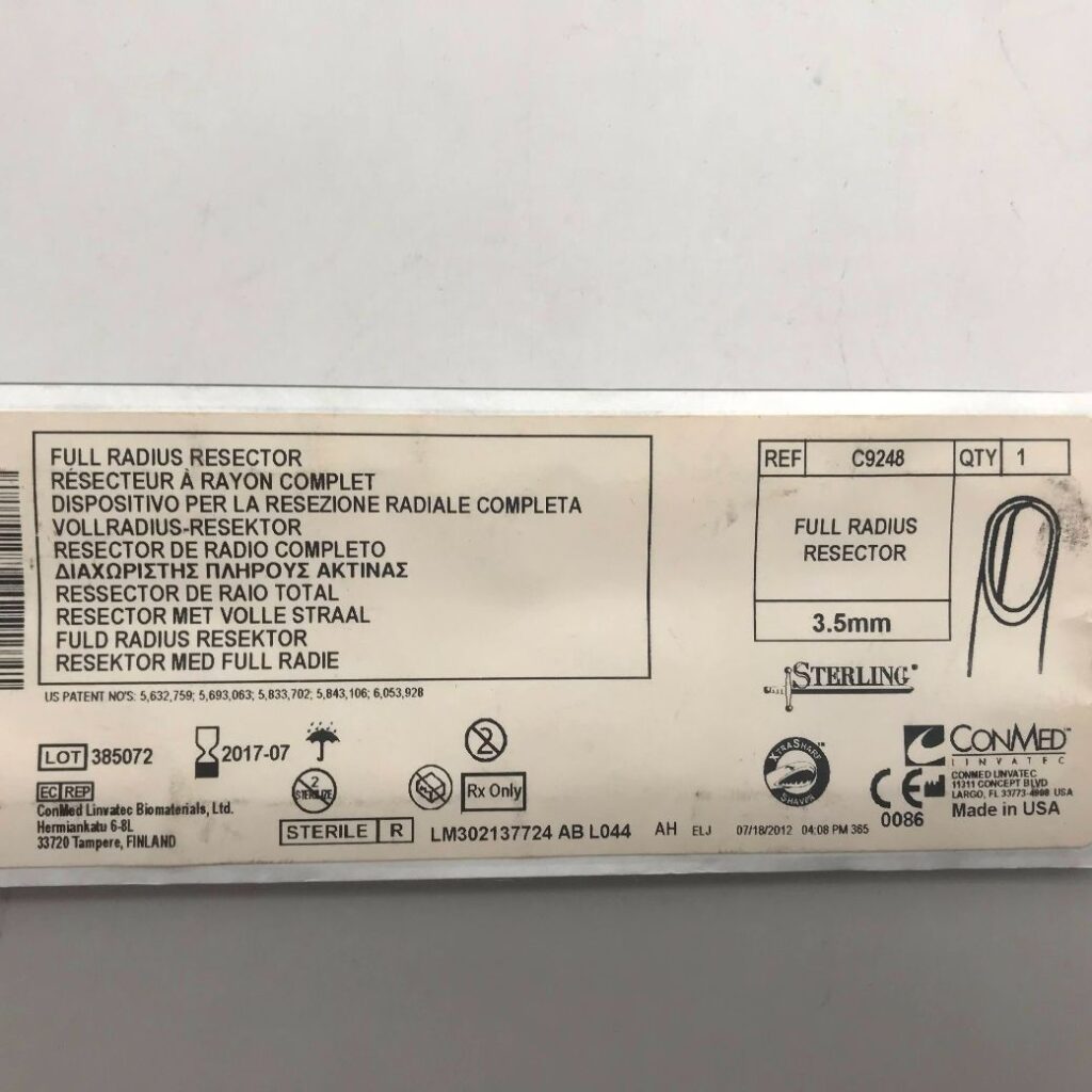 CONMED C9248 Full Radius Resector, 3.5mm (X) - GB TECH USA