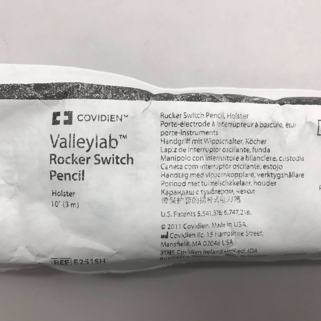 COVIDIEN E2515H Valleylab Rocker Switch Pencil, 10″ (X) – GB TECH USA