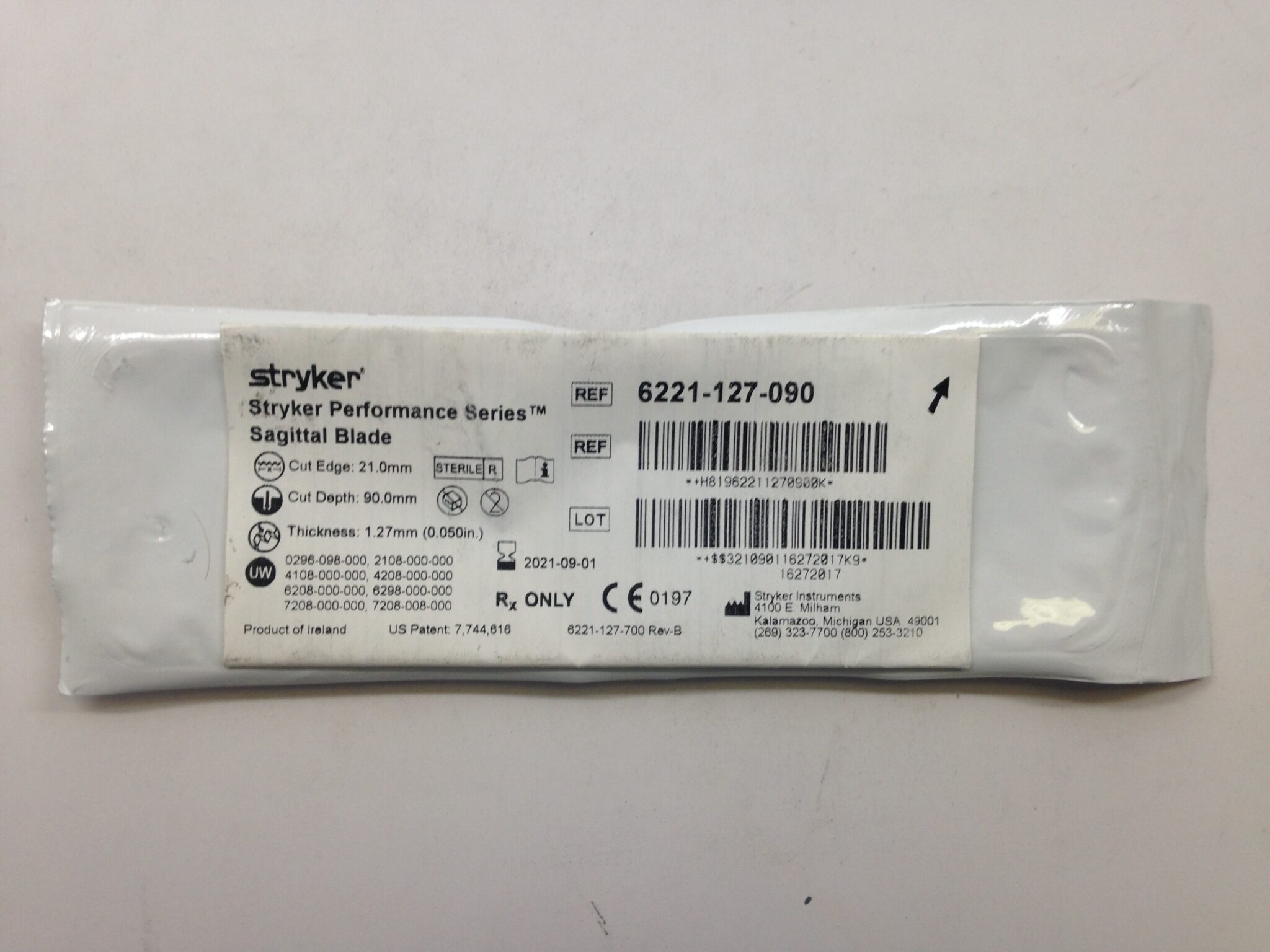 STRYKER 6221-127-090 Performance Series Sagittal Blade - GB TECH USA