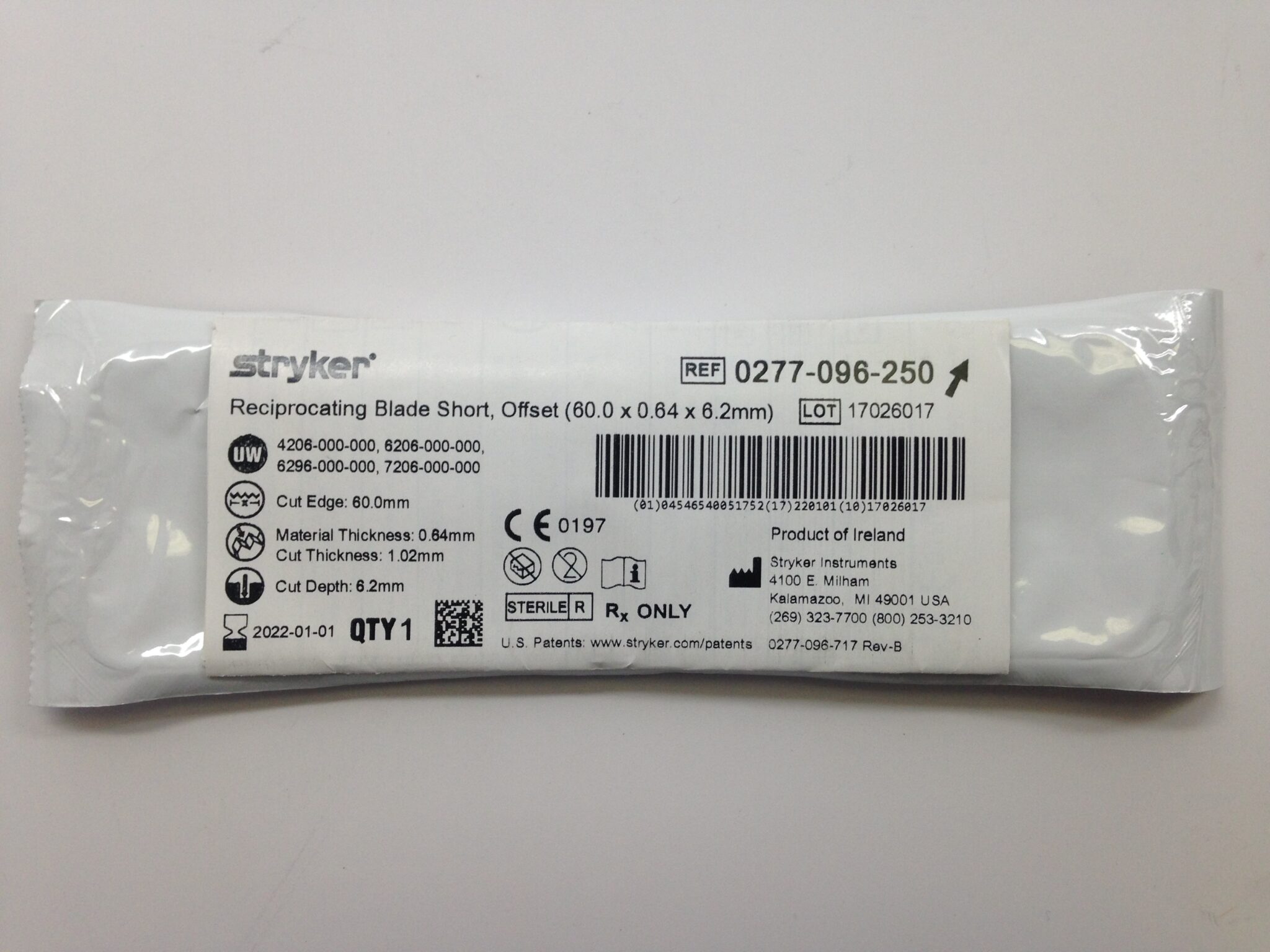 STRYKER 0277-082-085S1 Drill Bit, 2.4mm - GB TECH USA