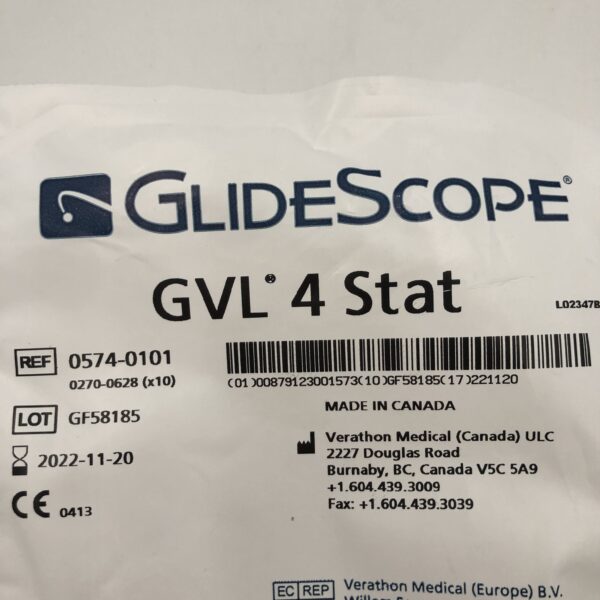 VERATHON 0574-0101 Glidescope Video Baton, GVL 4 Stat – GB TECH USA