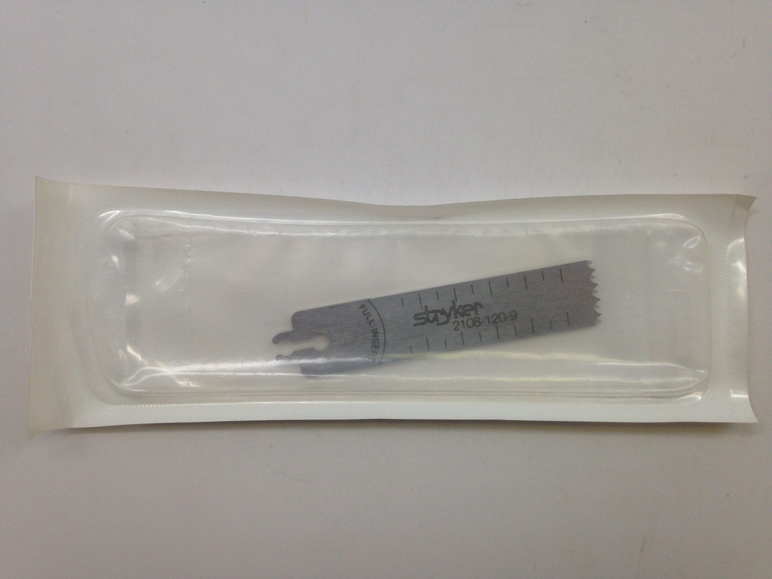 STRYKER 2108-120-9 Heavy Duty Sagittal Blade, Straight, Ground (X) - GB ...