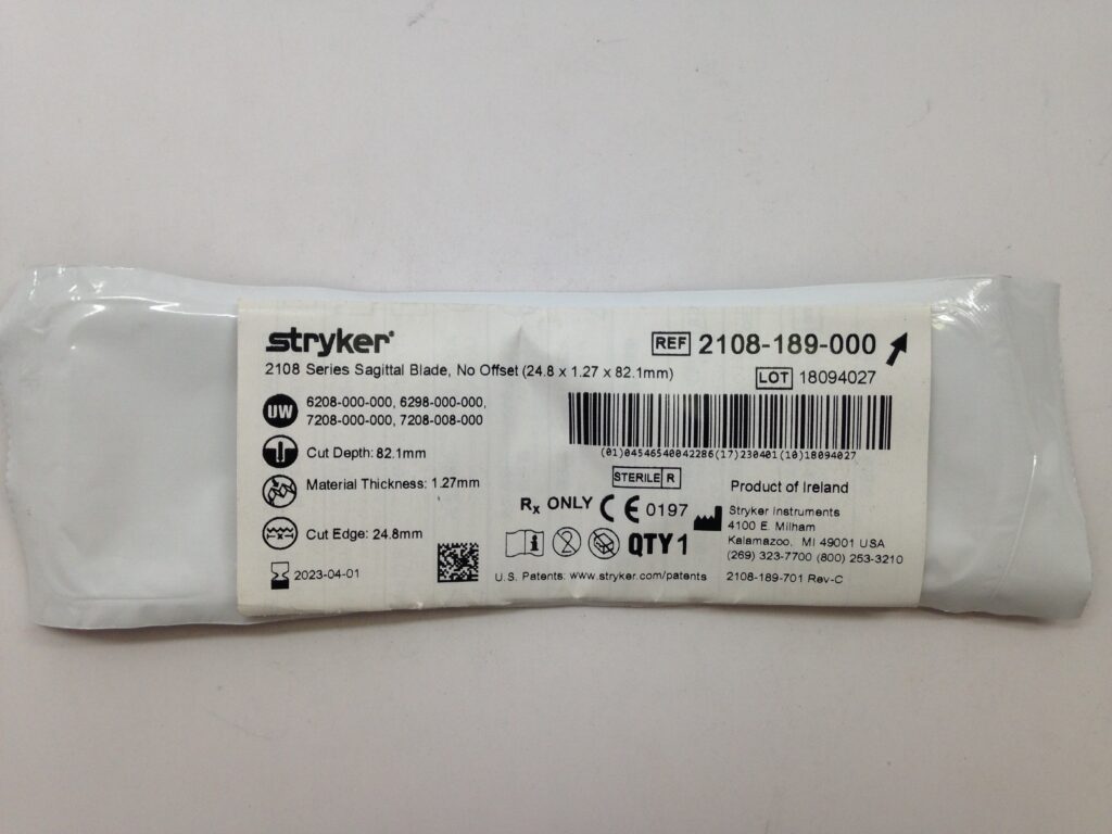 STRYKER 2108-192-000 Sagittal Rasp (X) - GB TECH USA