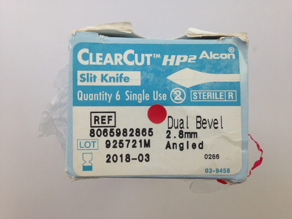 ALCON 8065982865 ClearCut HP2 Slit Knife (6/Box) (X) - GB TECH USA