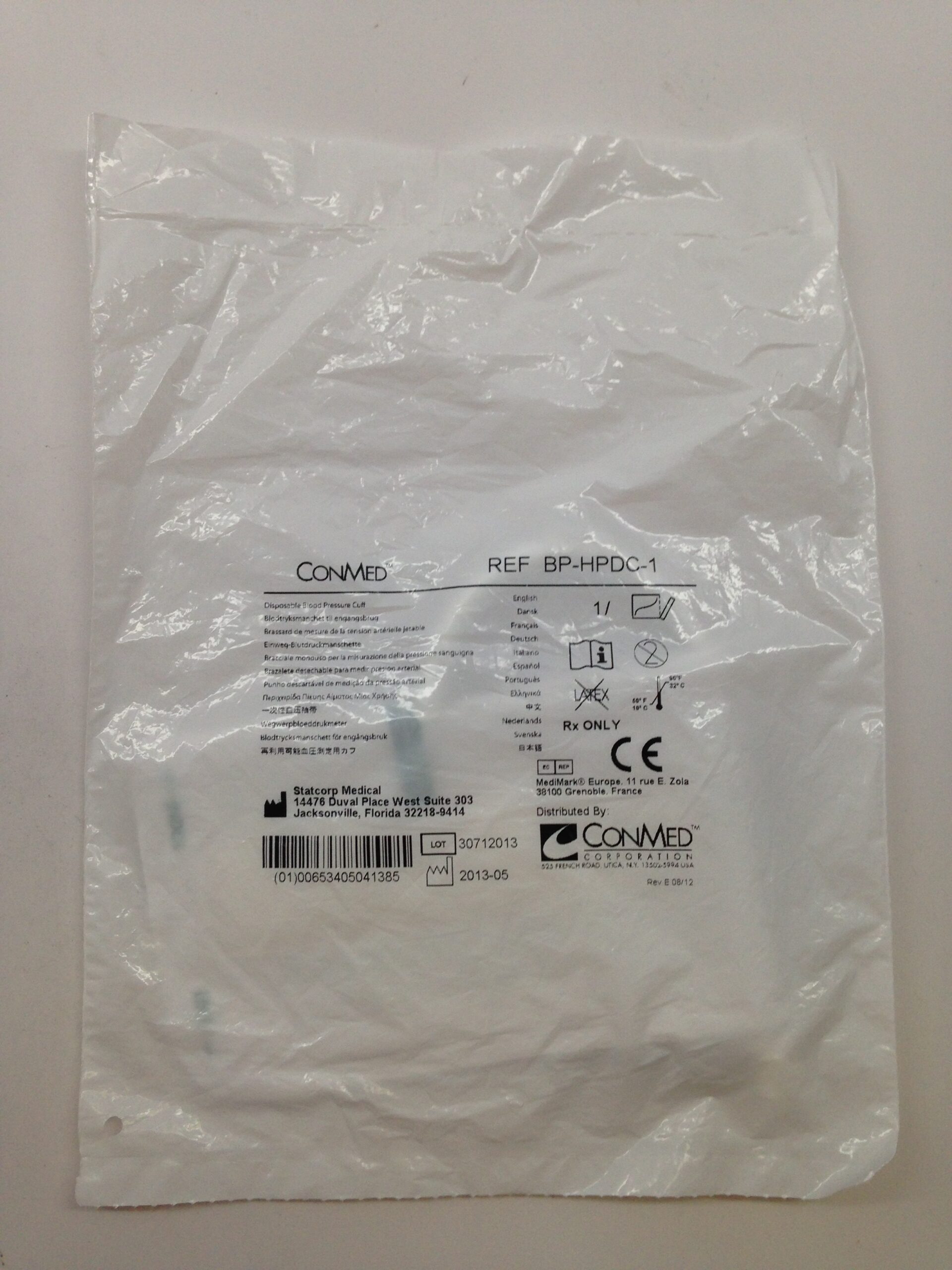 CONMED BP-HPDC-1 Disposable Blood Pressure Cuff - GB TECH USA