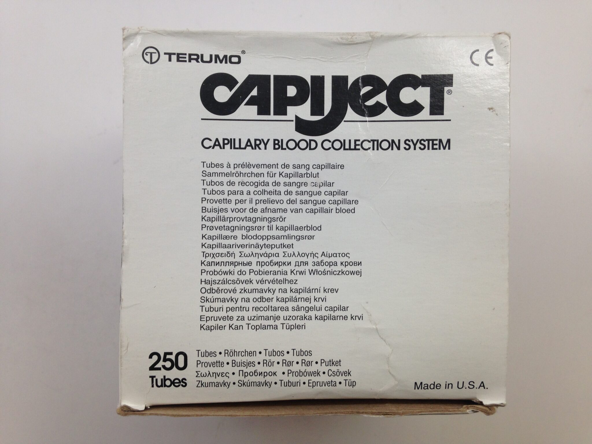 TERUMO T-MQK Capiject Capillary Blood Collection System (250 Tubes) (X ...