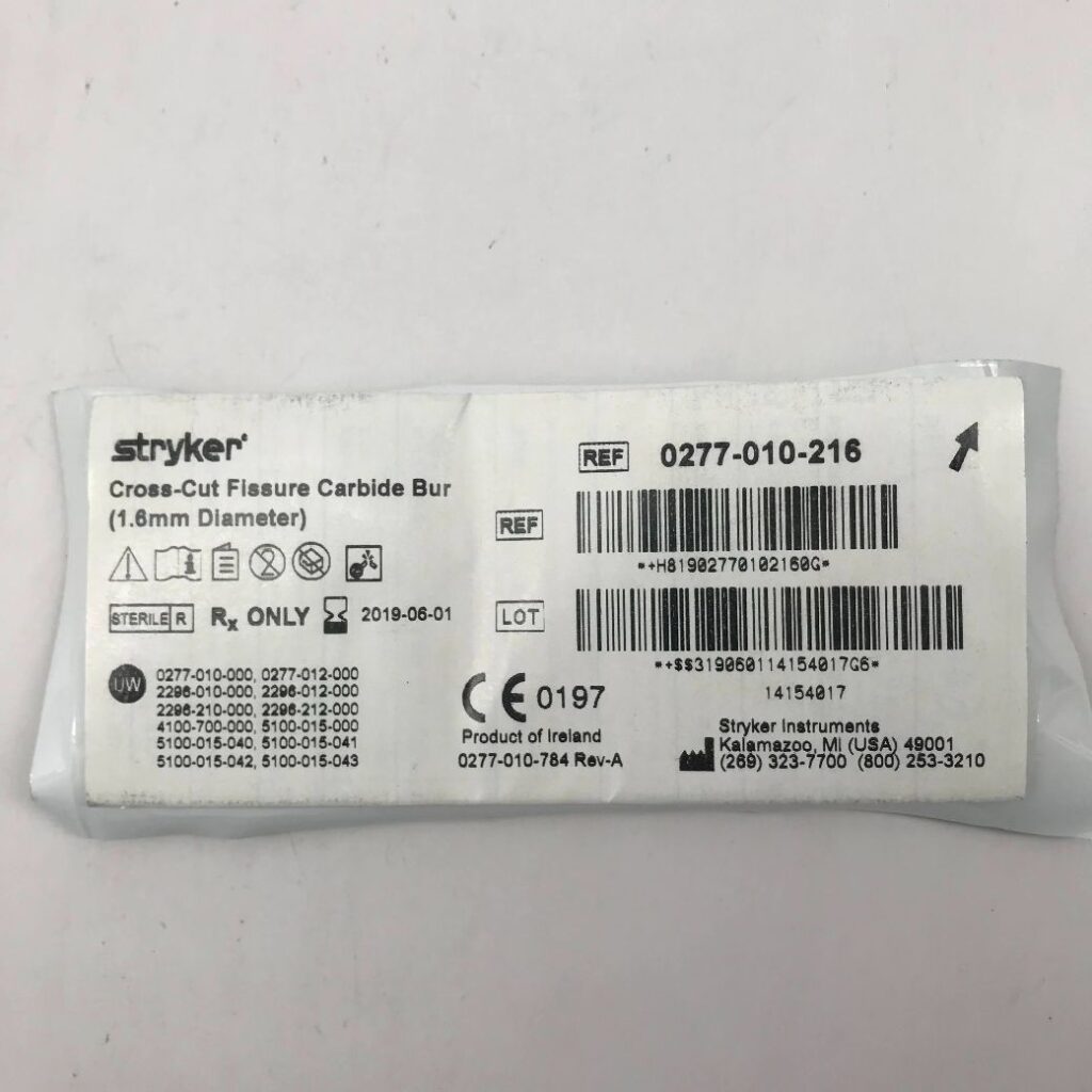 STRYKER 6515-030-000 TPX Router, 1.5 x 30mm (X) - GB TECH USA