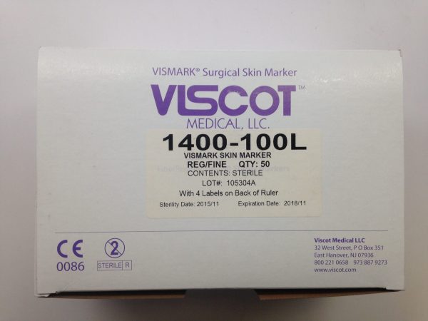 VISCOT 1400-100L Vismark Skin Marker (Box Of 50) (X) - GB TECH USA