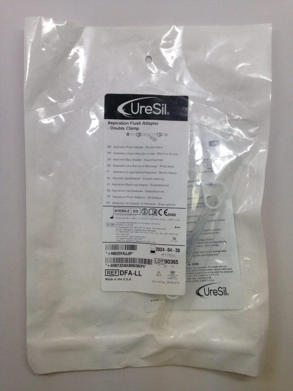URESIL DFA-LL Aspiration Flush Adapter - Double Clamp - GB TECH USA