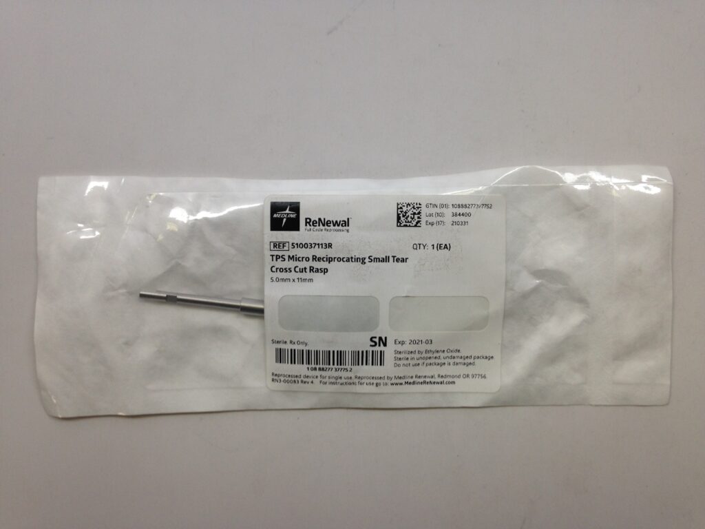 STRYKER 510037113R TPS Micro Reciprocating Small Tear Cross Cut Rasp, 5 ...