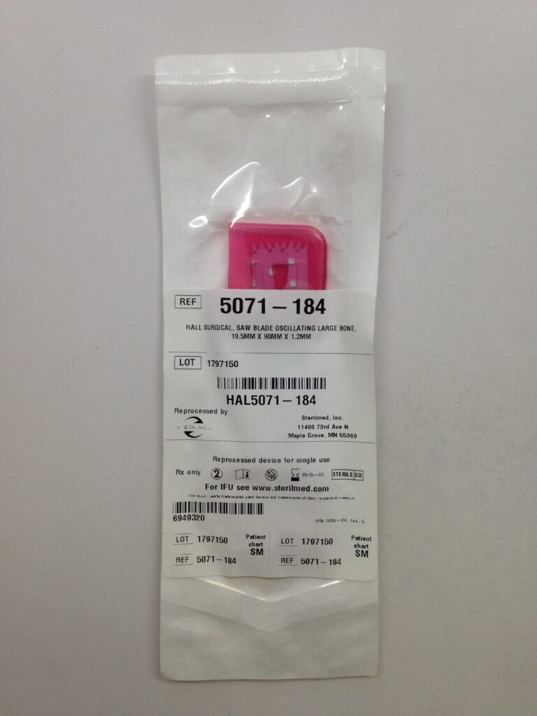 HALL SURGICAL 5071-184 Saw Blade Oscillating Large Bone, 19.5mm x 90mm ...