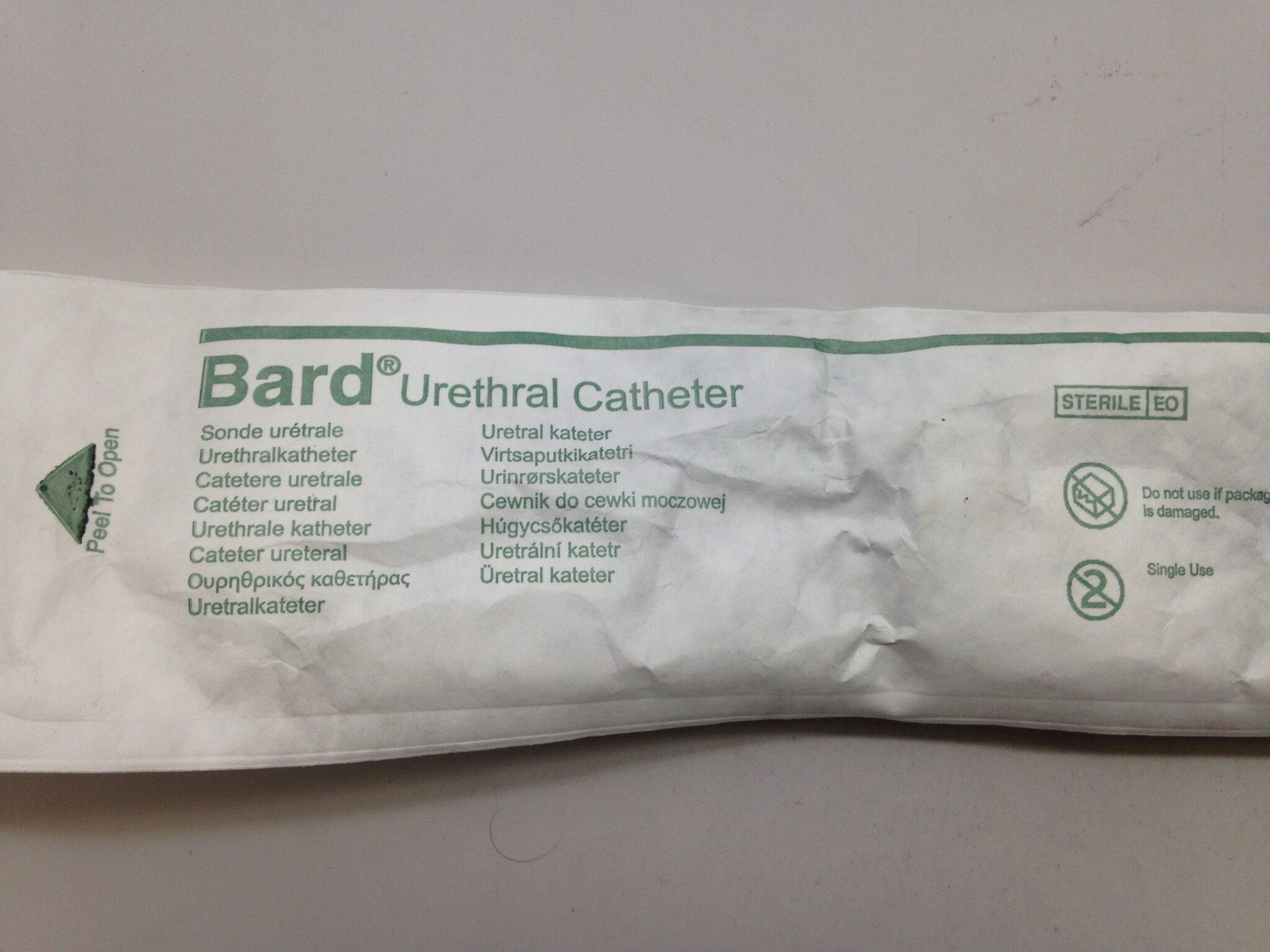 BARD 086034 Urethral Catheter, 34Fr Malecot Model Drain Proportionate ...