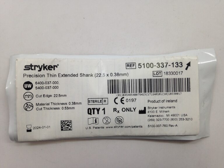 STRYKER 5100 337 133 Precision Thin Extended Shank 22 5 X 0 38mm GB stryker-5100-337-133-precision-thin-extended-shank-22-5-x-0-38mm-gb