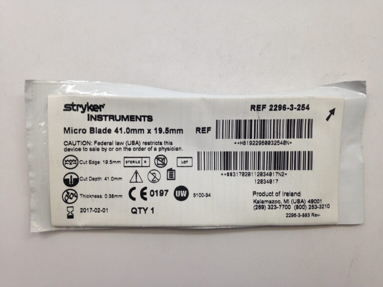 STRYKER 5100-037-114 Large Tear Cross Cut Rasp, 14.0 x 7.0mm - GB TECH USA