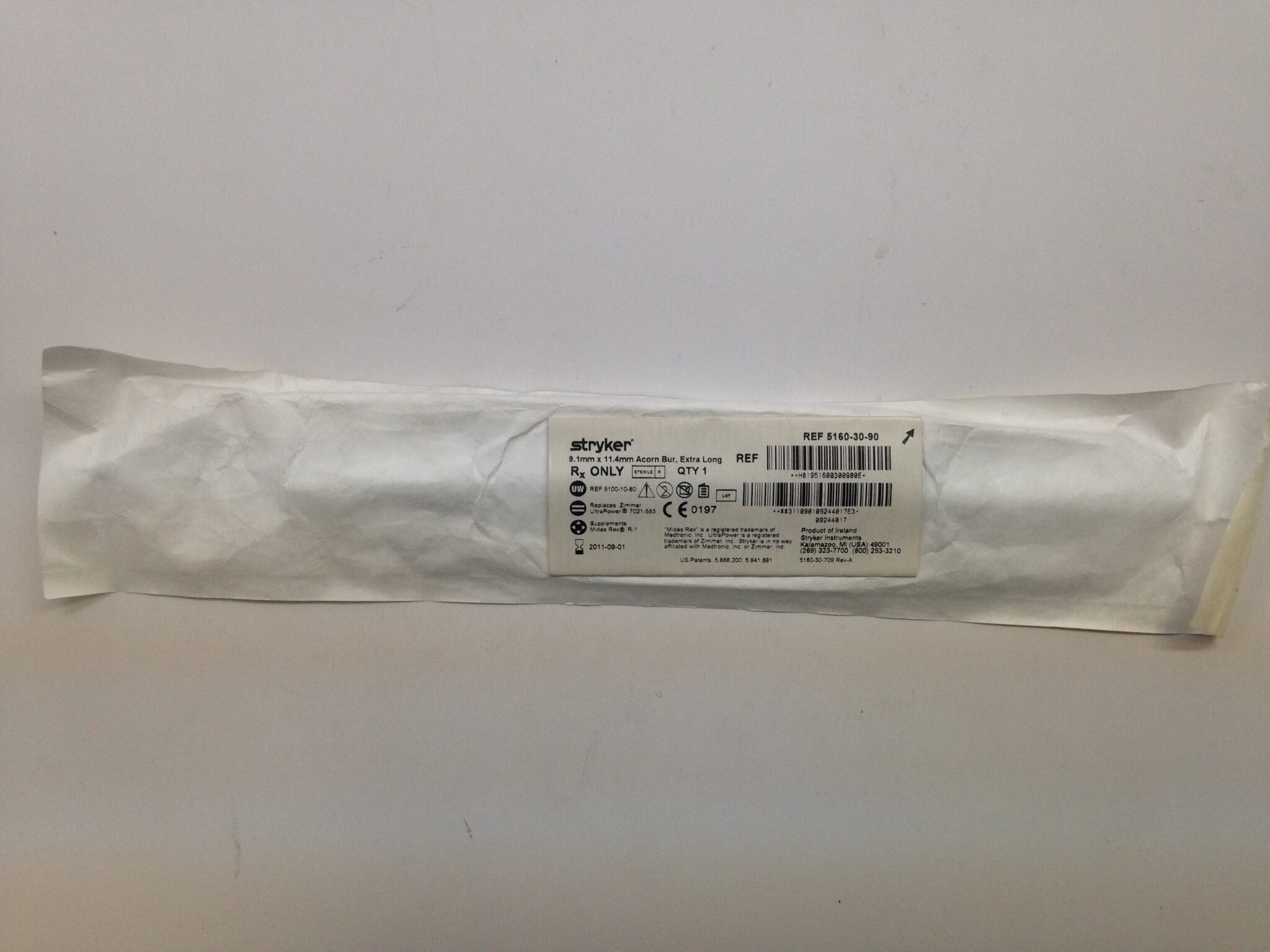 STRYKER 2108-125-1 Heavy Duty Sagittal Blade, Fan, Offset (X) - GB TECH USA