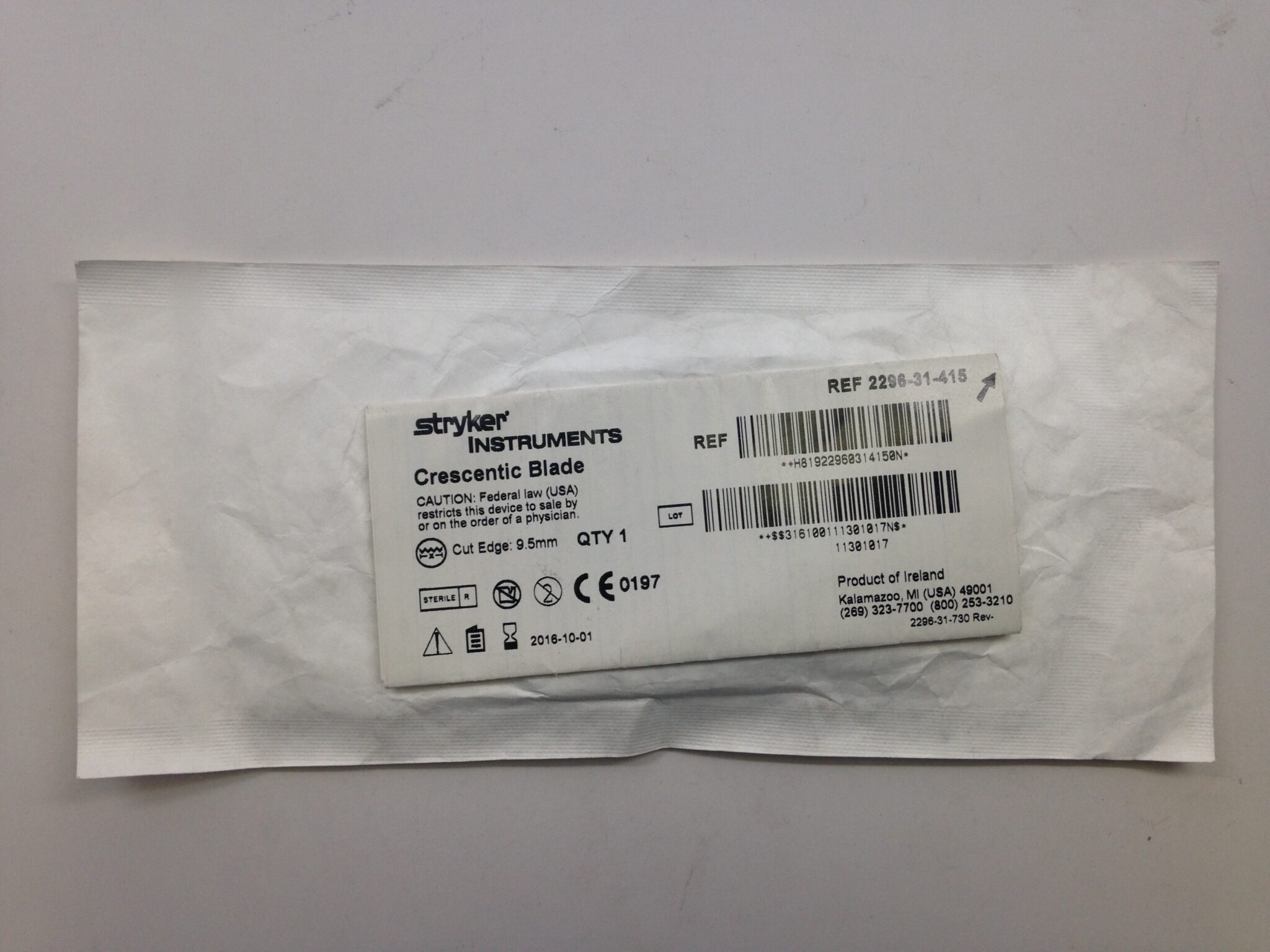 STRYKER 5400-134-283 Fan Blade, Offset, 53.0 x 0.38 x 40.0mm – GB TECH USA