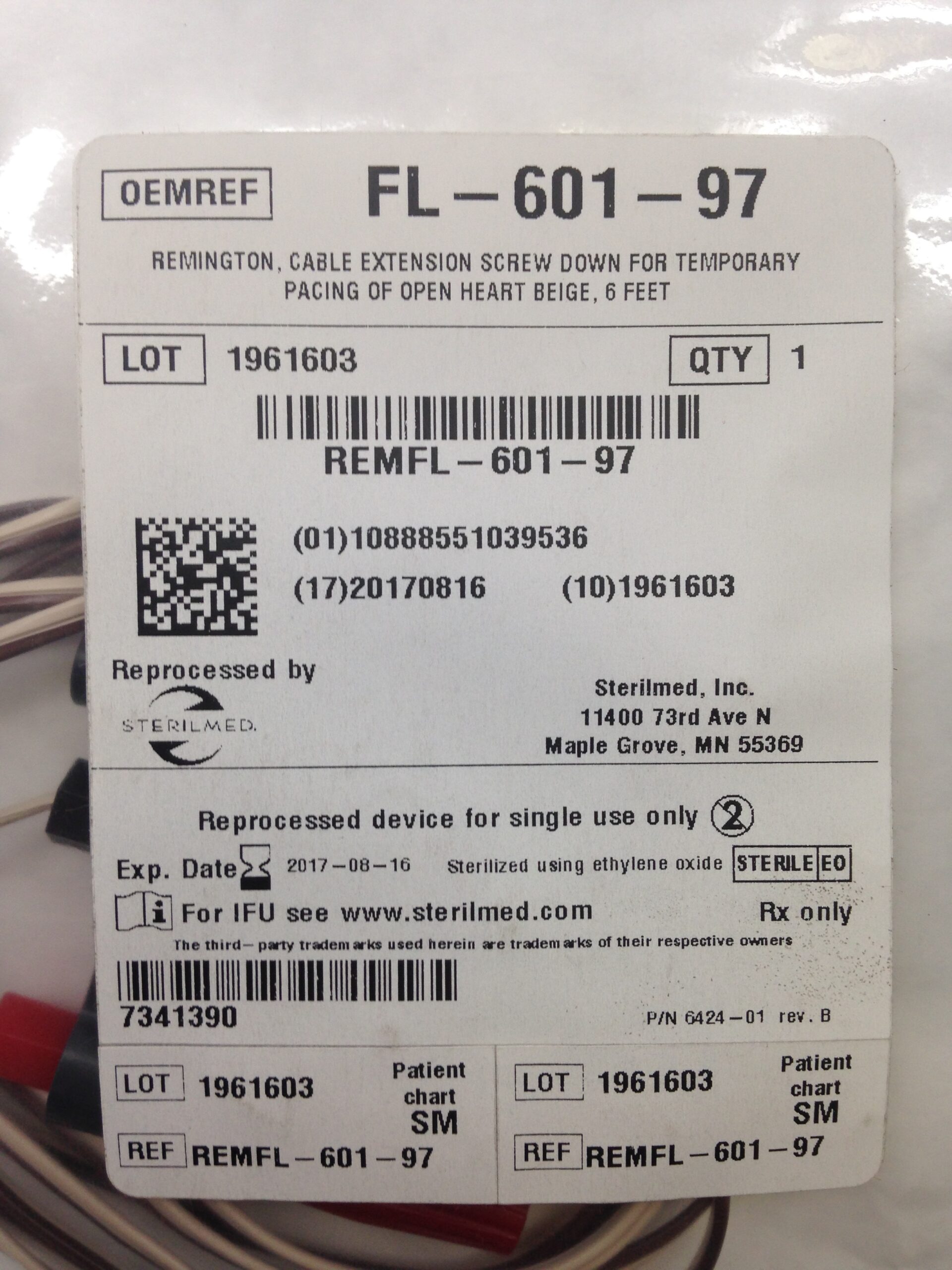 REMINGTON FL-601-97 Cable Extension Screw Down, Beige 6' (Reprocessed ...