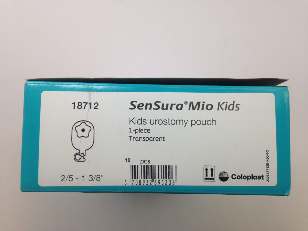 COLOPLAST 18712 SenSura Mio Kids Urostomy Pouch 2/5 - 1 3/8", 1-Piece ...