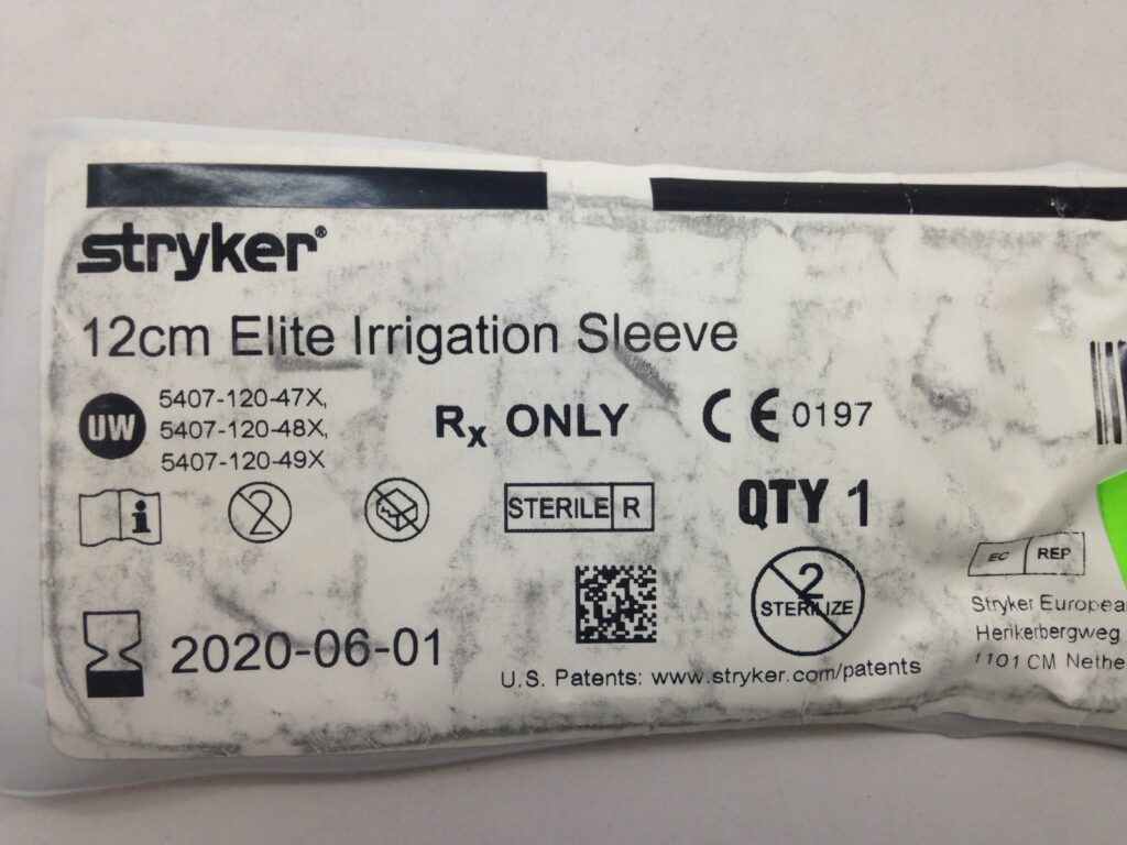 STRYKER 5407-010-470 Elite Irrigation Sleeve, 12cm (X) – GB TECH USA