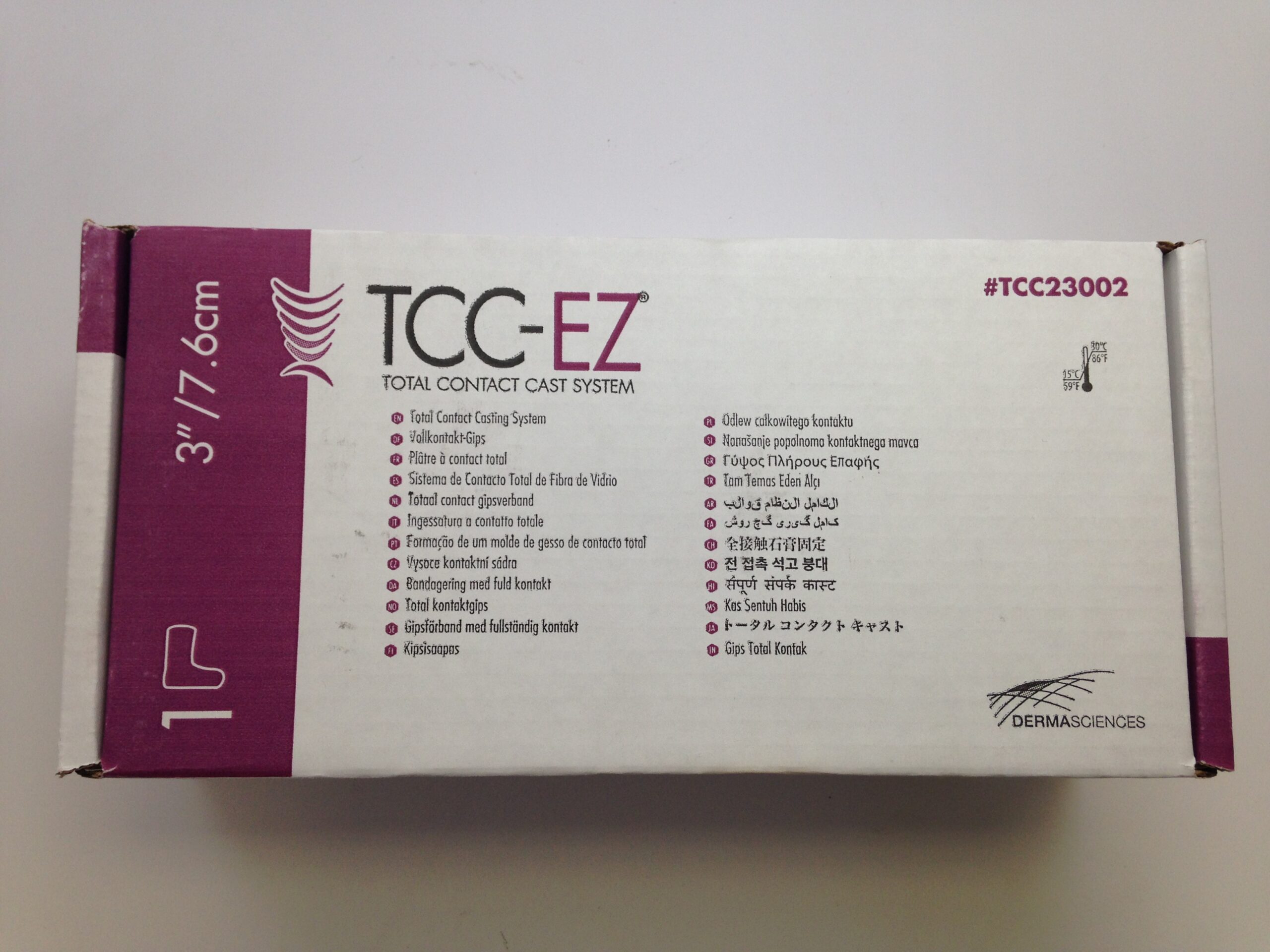DERMA SCIENCES TCC23002 TCC-EZ Total Contact Cast System, 3"/7.6cm (X ...