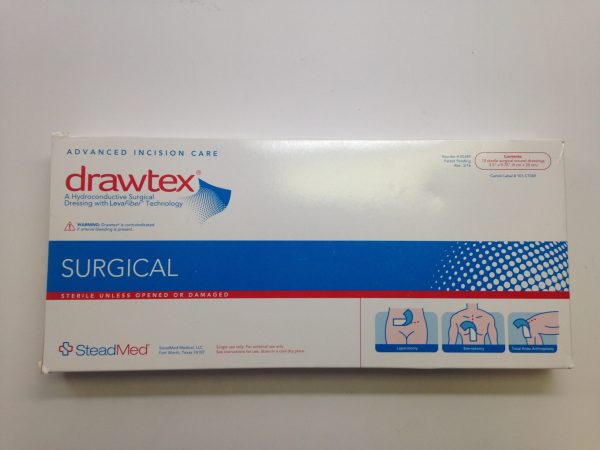 STEADMED 00349 Drawtex Hydroconductive Wound Dressing With LevaFiber ...
