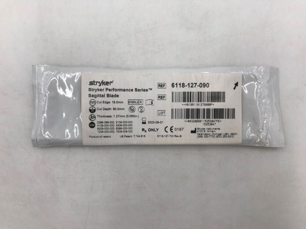 STRYKER 6118-127-090 Performance Series Sagittal Blade (X) - GB TECH USA