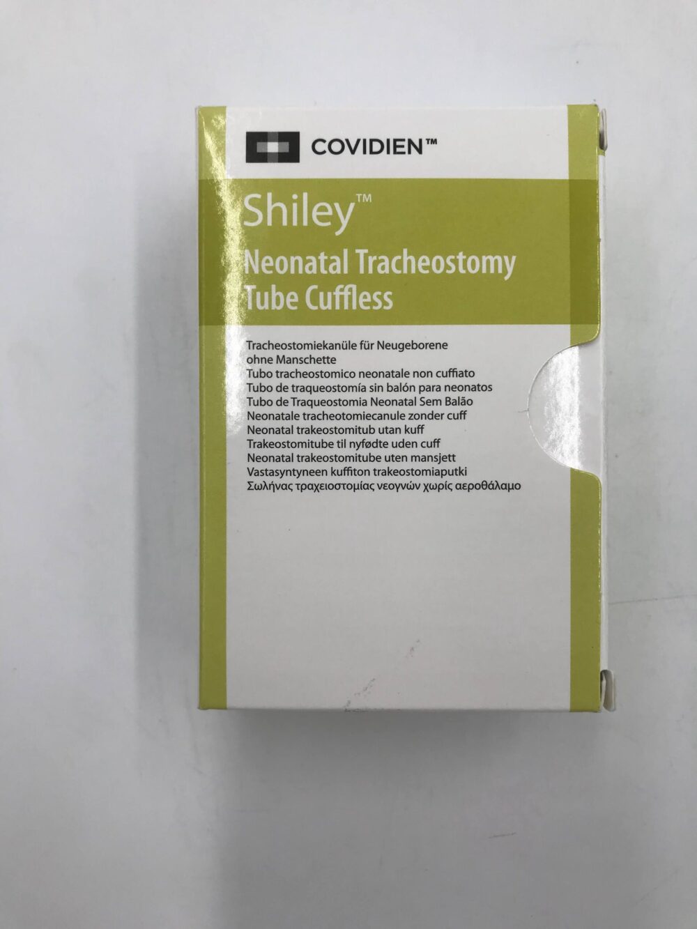 COVIDIEN 4.0 NEO Shiley Neonatal Tracheostomy Tube Cuffless, 4.0mm I.D ...