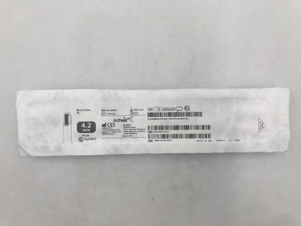 ARTHREX AR-6420BC Bone Cutter, HL, 4.2mm - GB TECH USA