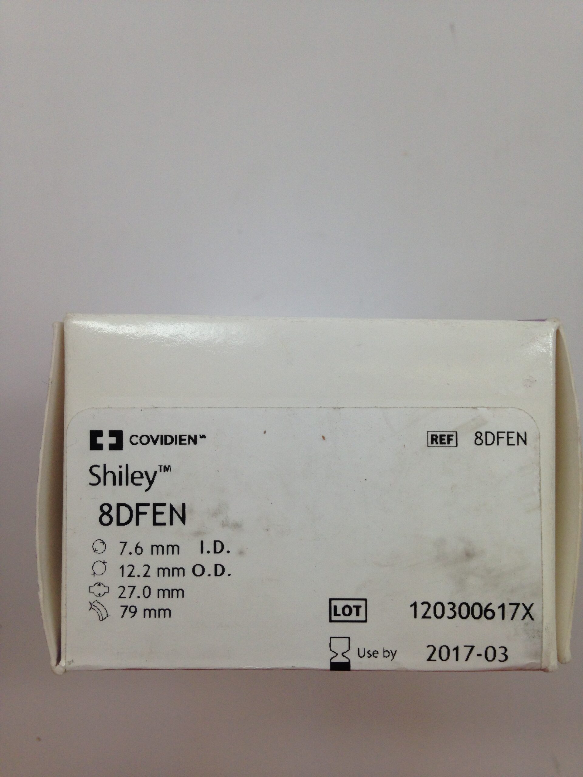 COVIDIEN 8DFEN Shiley Tracheostomy Tube Cuffed With Disposable Inner ...