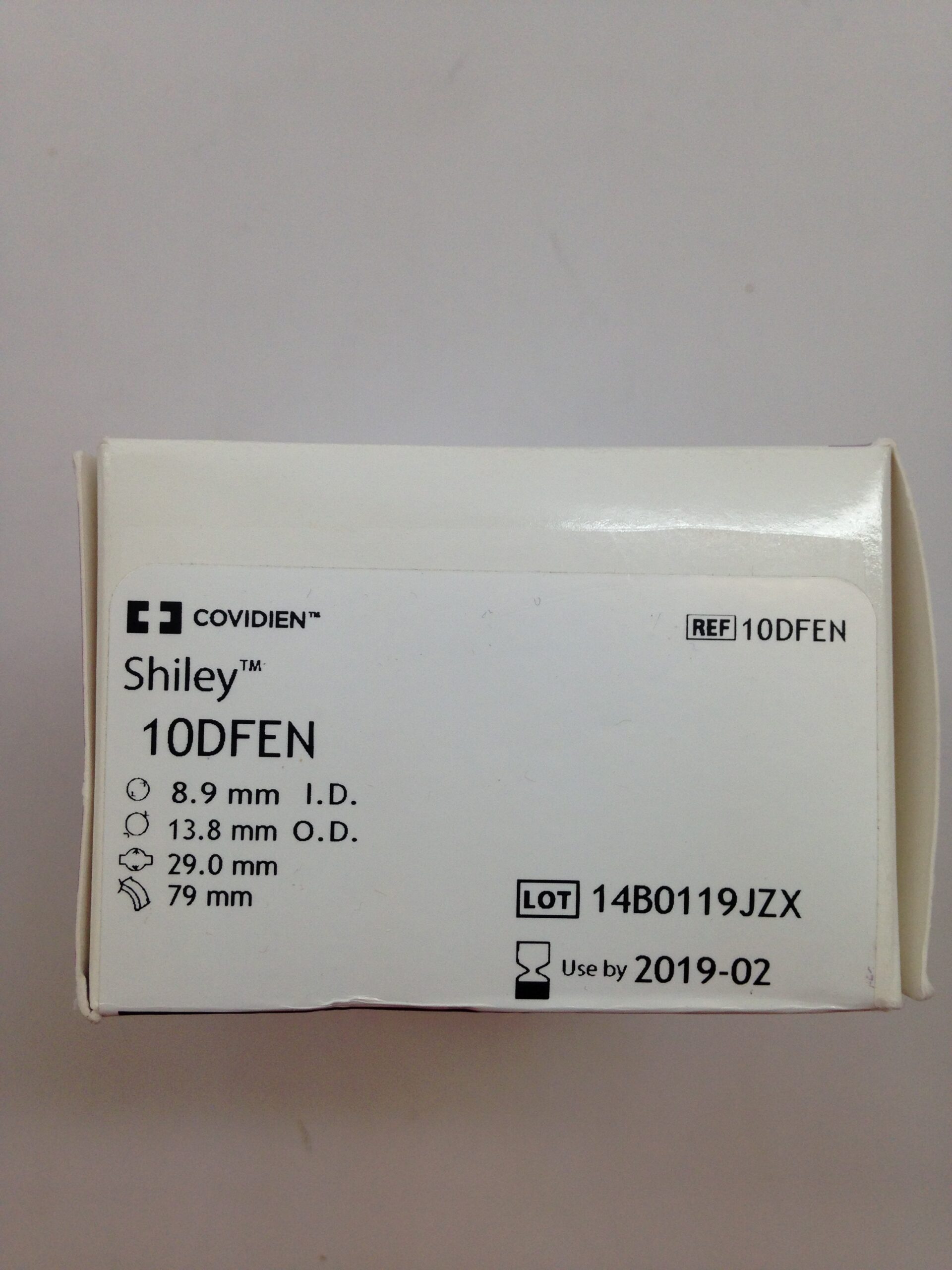 COVIDIEN 10DFEN Shiley Tracheostomy Tube Cuffed With Disposable Inner ...