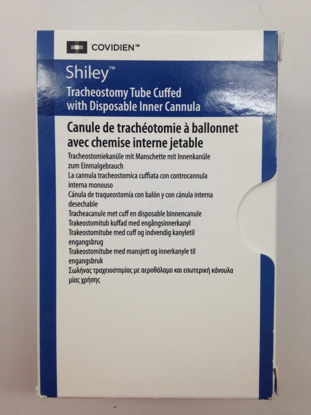 COVIDIEN 6DCT Shiley Tracheostomy Tube Cuffed With Disposable Inner ...
